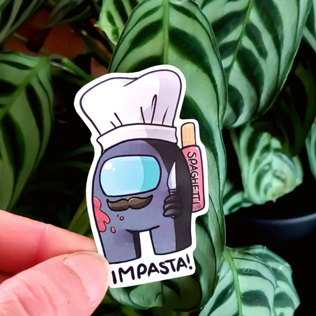Impasta Among Us Sticker Kinda Sus Multiplier Game - Etsy
