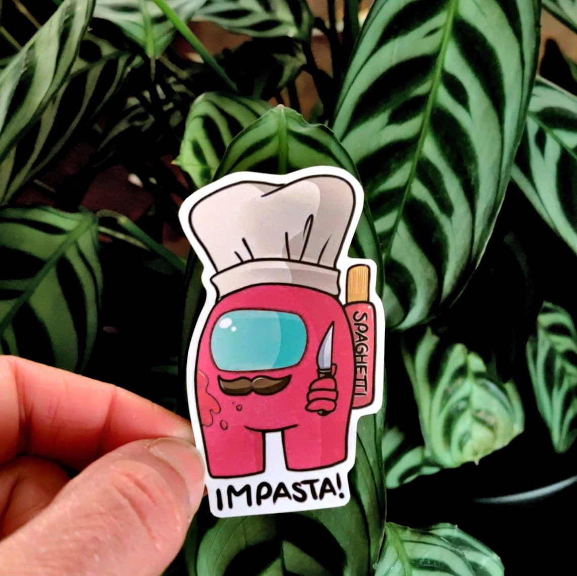 Impasta Among Us Sticker Kinda Sus Multiplier Game | Etsy