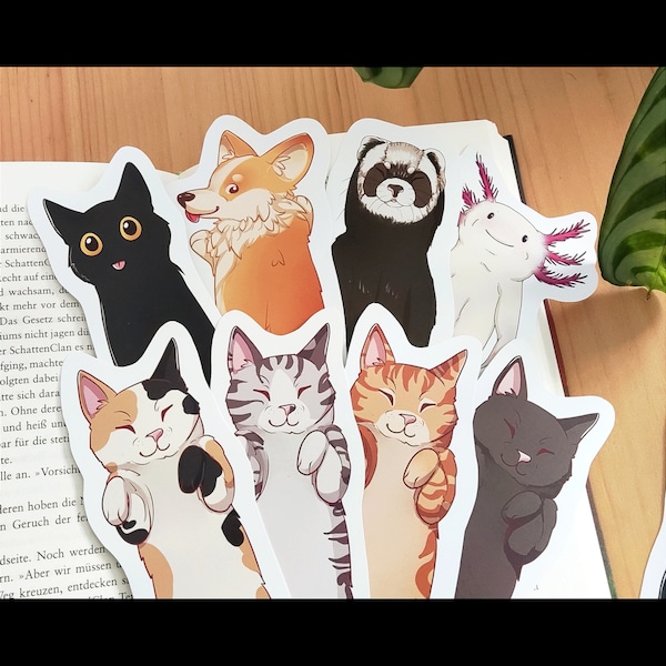 Funny Black Bookmarks - Etsy