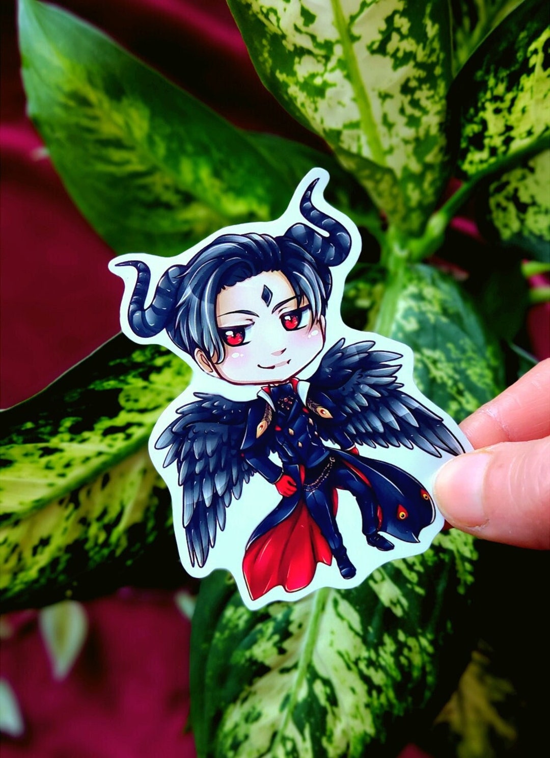 Obey Me! Demon Sticker | Lucifer | Mammon | Satan | Leviathan ...