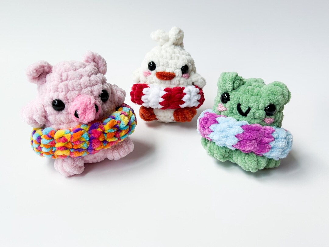 Mini Crochet Pool Party Friends - Etsy