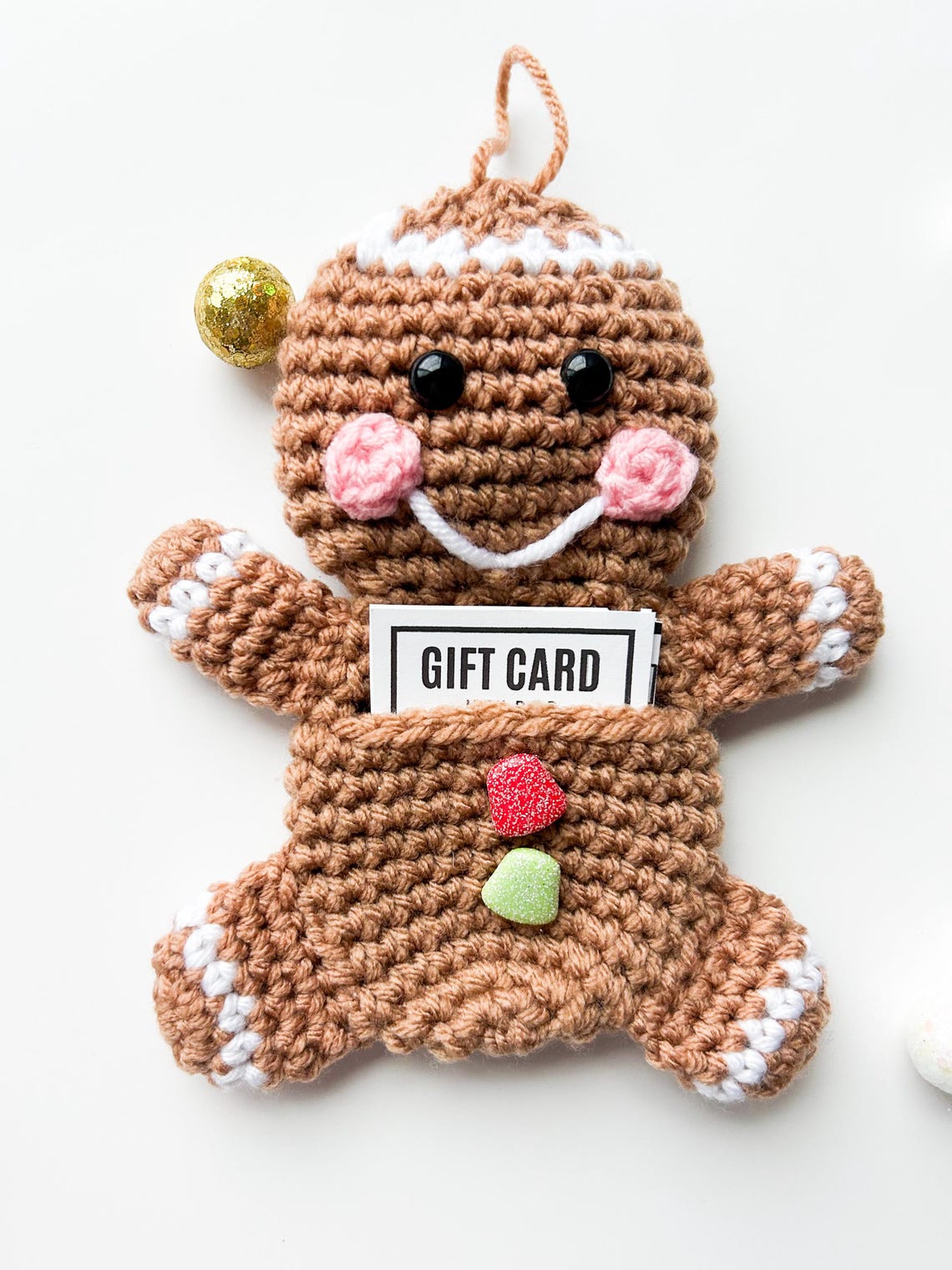 Gingerbread Man Gift Card Holder & Ornament - Etsy