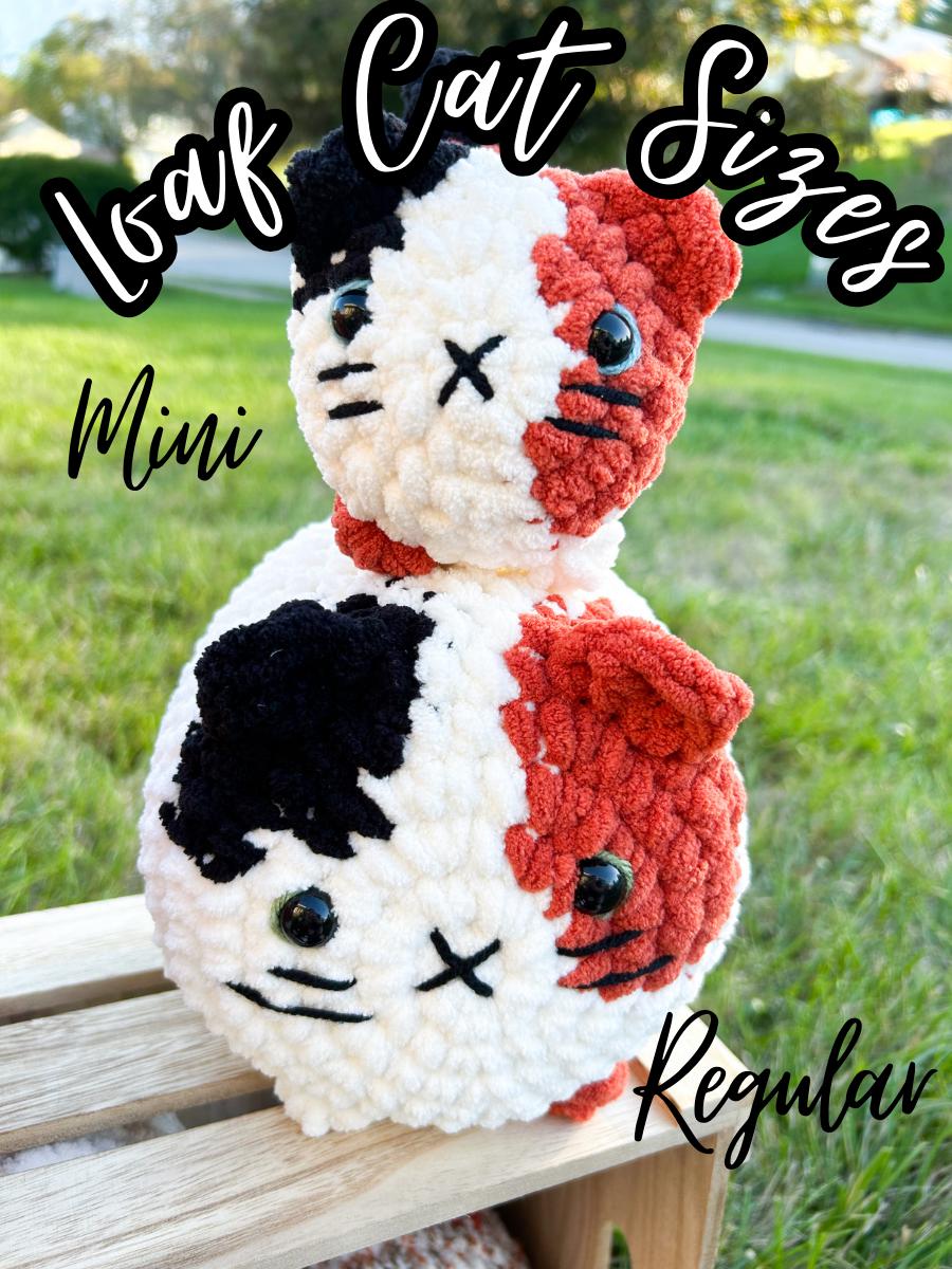 Mini Loaf Cat Crochet Plushie - Etsy