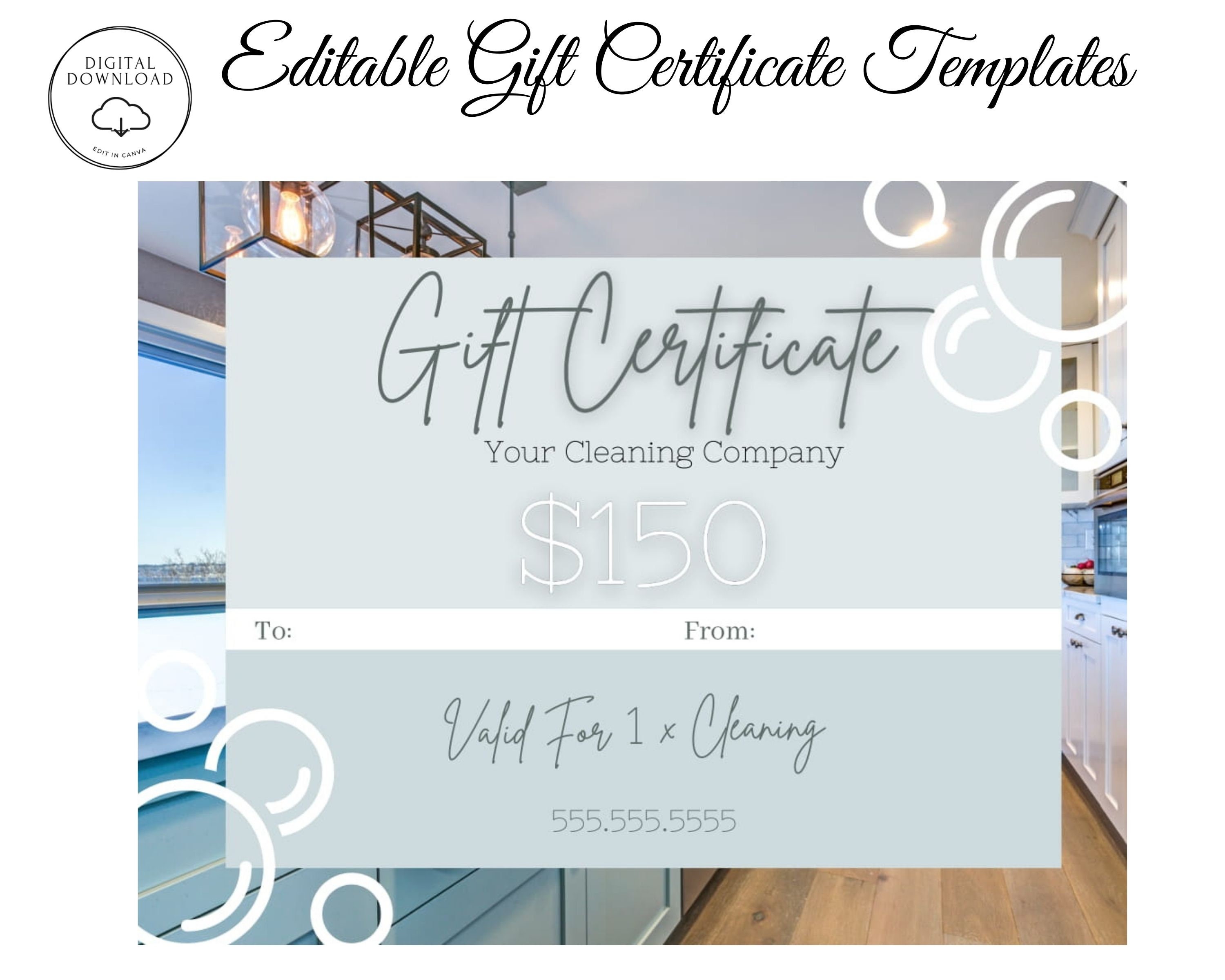 Template For Gift Certificate For Services