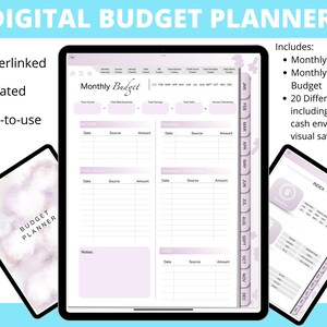 Digital Budget Planner Ipad Budget Planner Goodnotes Digital - Etsy
