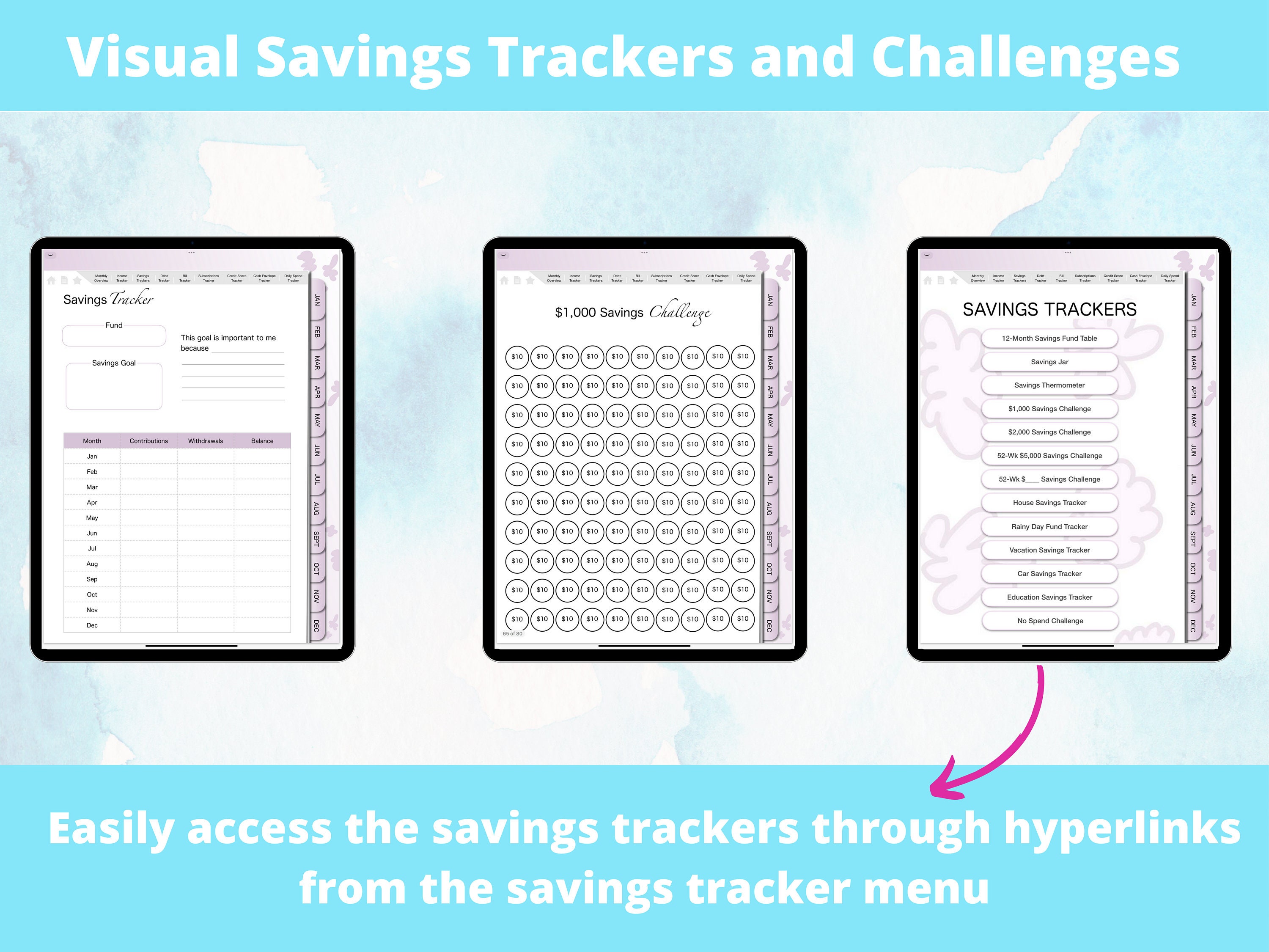 Digital Budget Planner, iPad Budget Planner, Goodnotes Digital Planner ...
