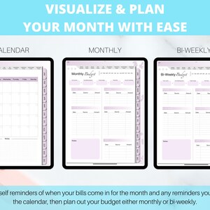 Digital Budget Planner, iPad Budget Planner, Goodnotes Digital Planner ...