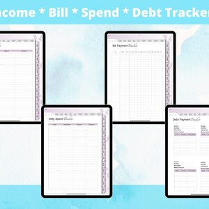 Digital Budget Planner, iPad Budget Planner, Goodnotes Digital Planner ...