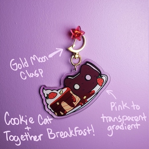 Steven Universe Cookie Cat Together Breakfast Keychain Ice Cream ...