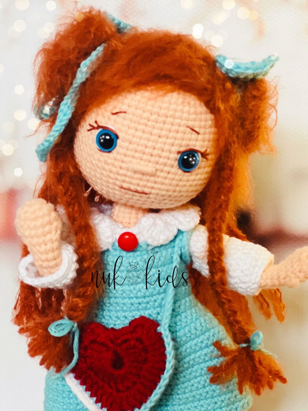 Blue Doll ARİ Handmade Toy - Etsy