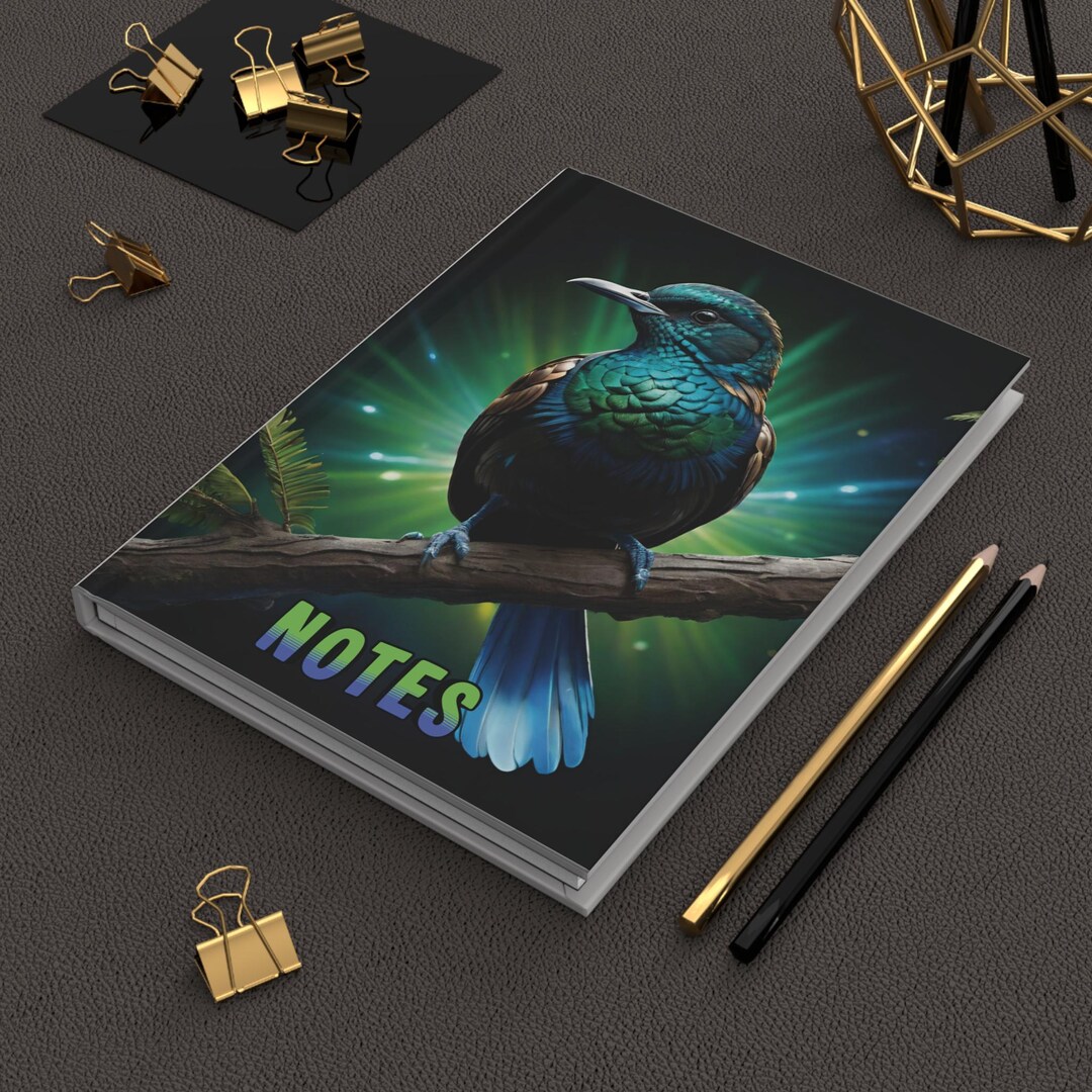 Tui Bird Notes Hardcover Journal | Matte Cover - Etsy