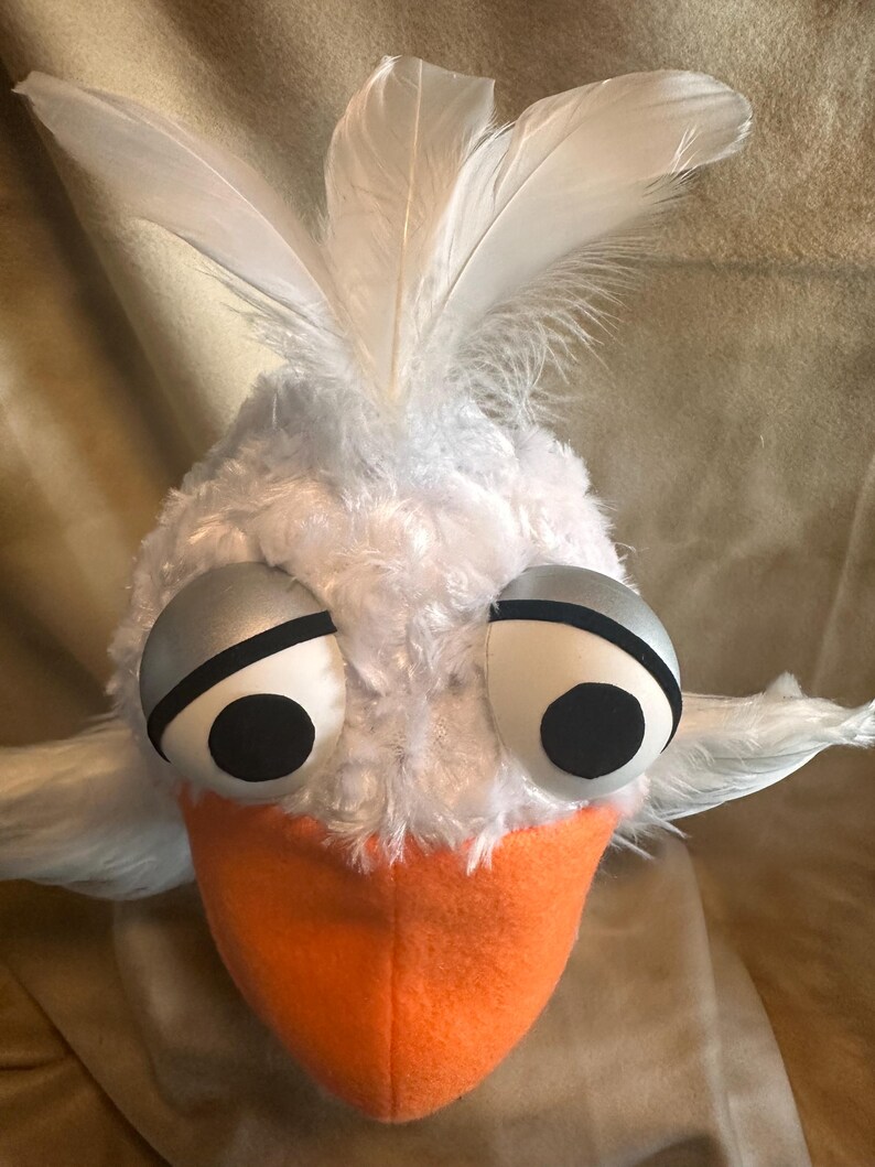 Happy Goose Feathered Hand Puppet - Etsy