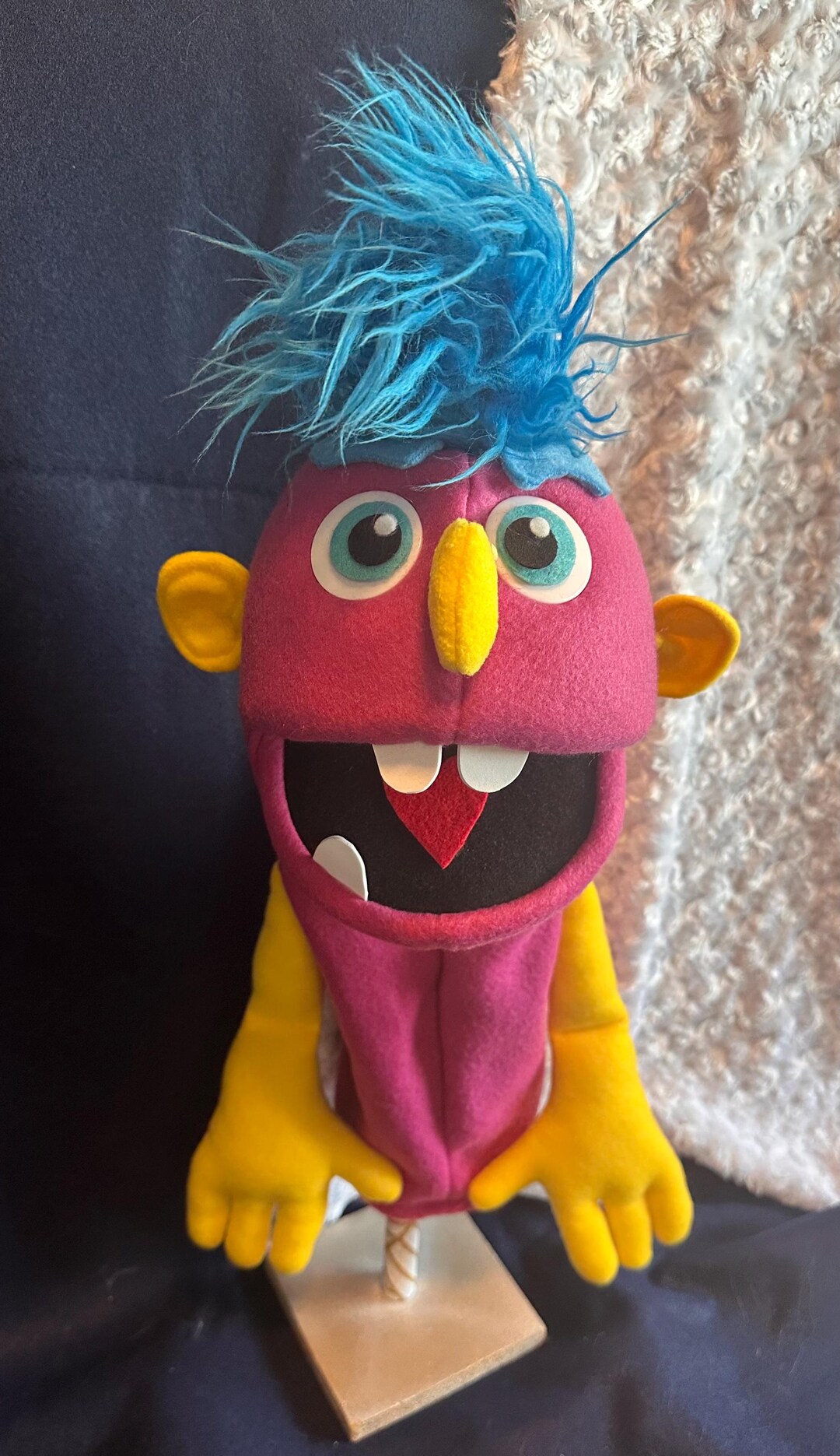 Professional Handmade Stage Performance Colorful Silly Hand Puppet - Etsy