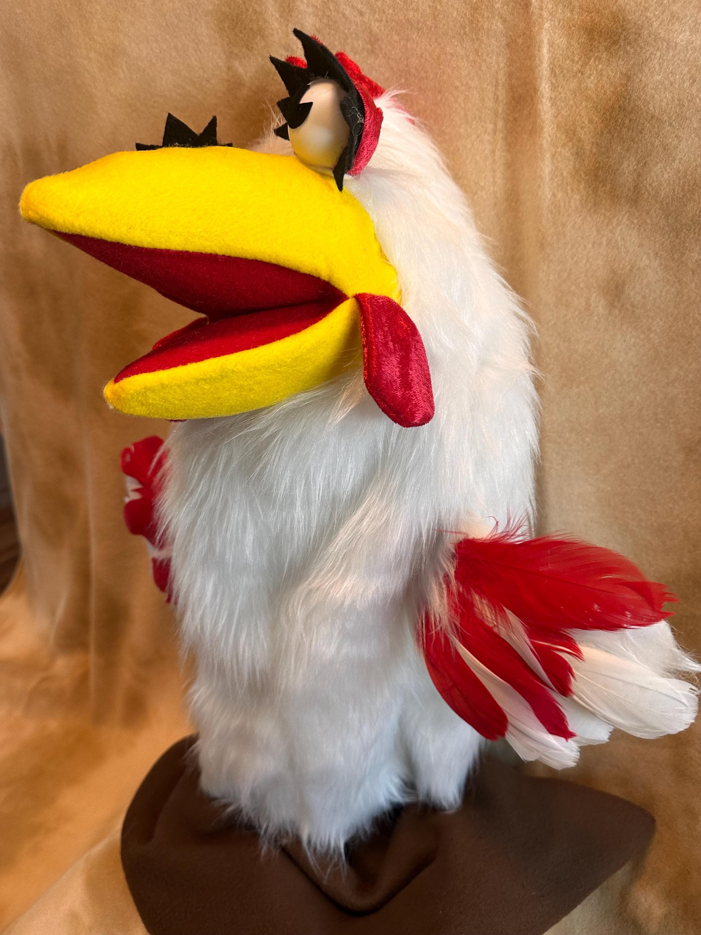 Chicken Feathered Hand Puppet - Etsy