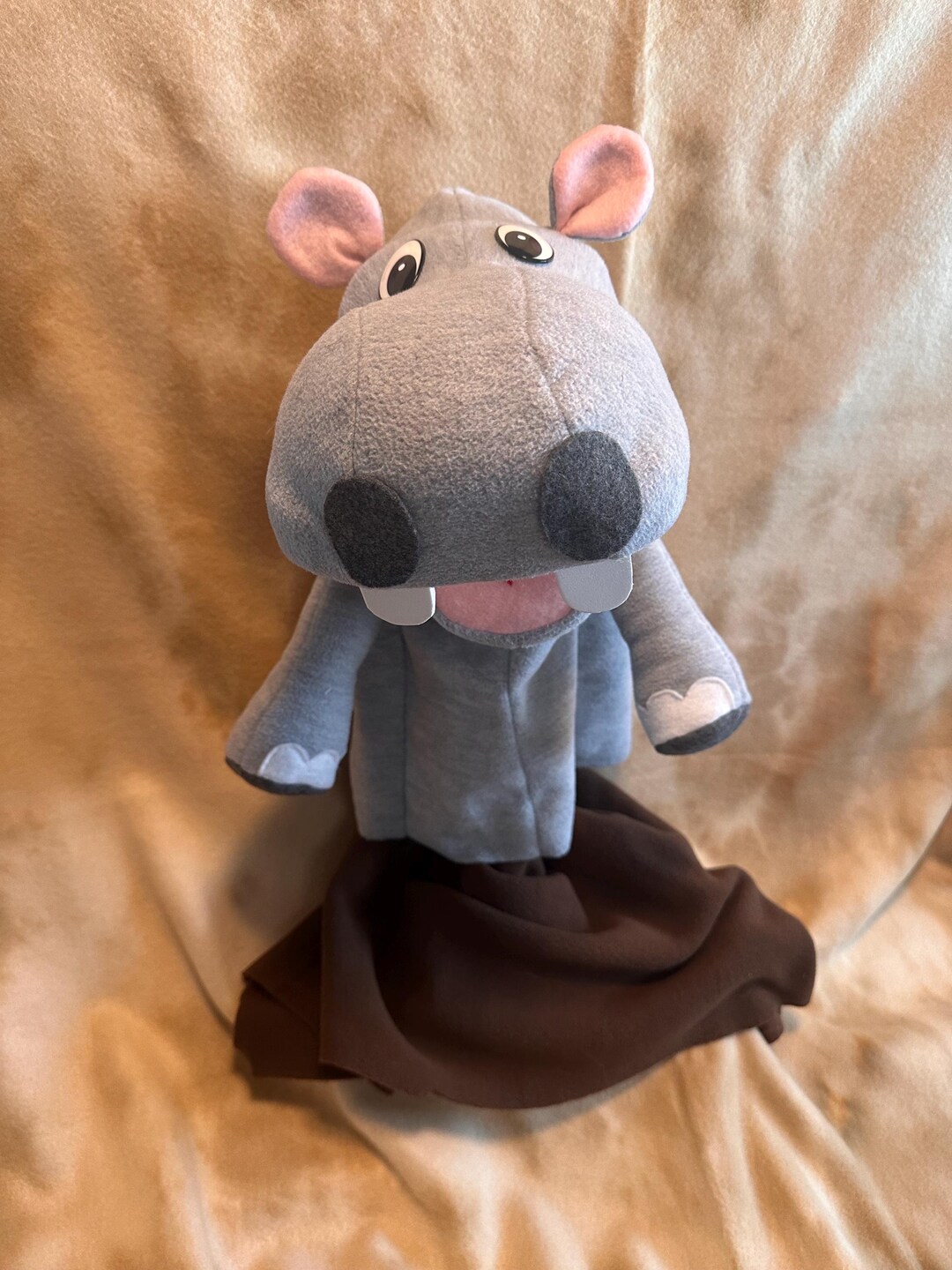 Professional Handmade Hippopotamus Hand Puppet - Etsy