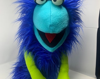 Blue Monster Puppet - Etsy