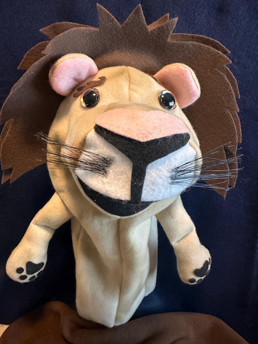 Professional Handmade Lion Hand Puppet - Etsy