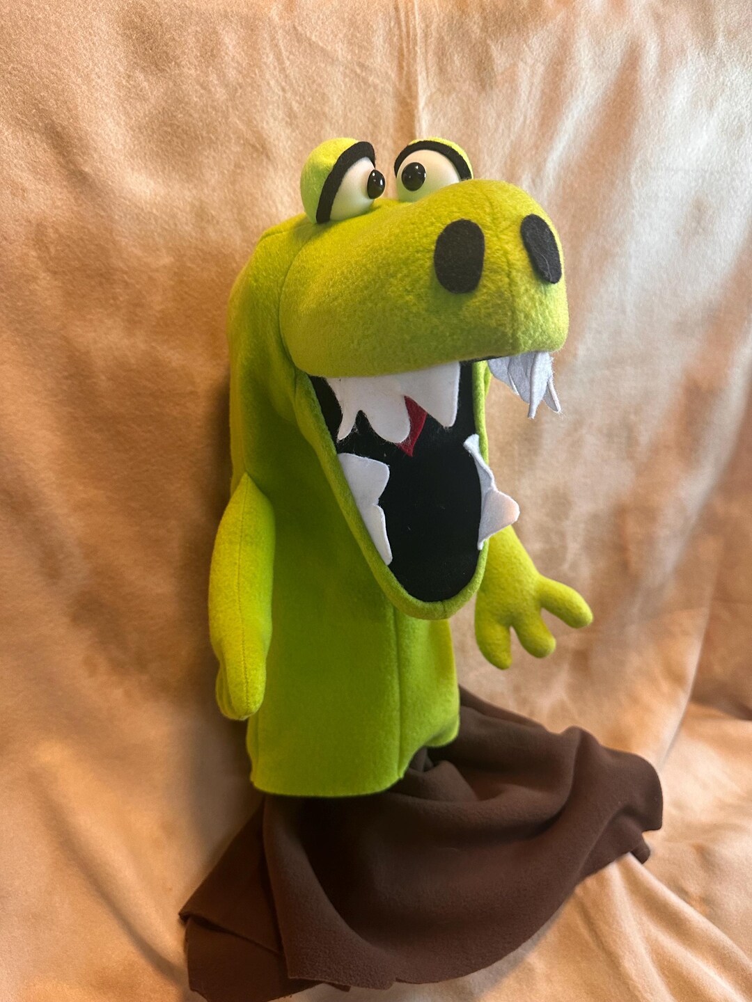 Professional Handmade Alligator Hand Puppet - Etsy