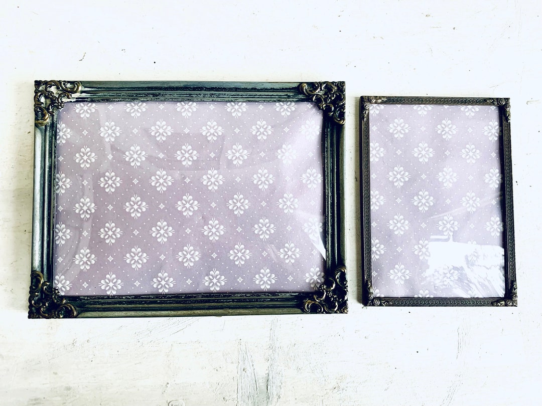 2 Old Picture Frames Metal Country House Style - Etsy