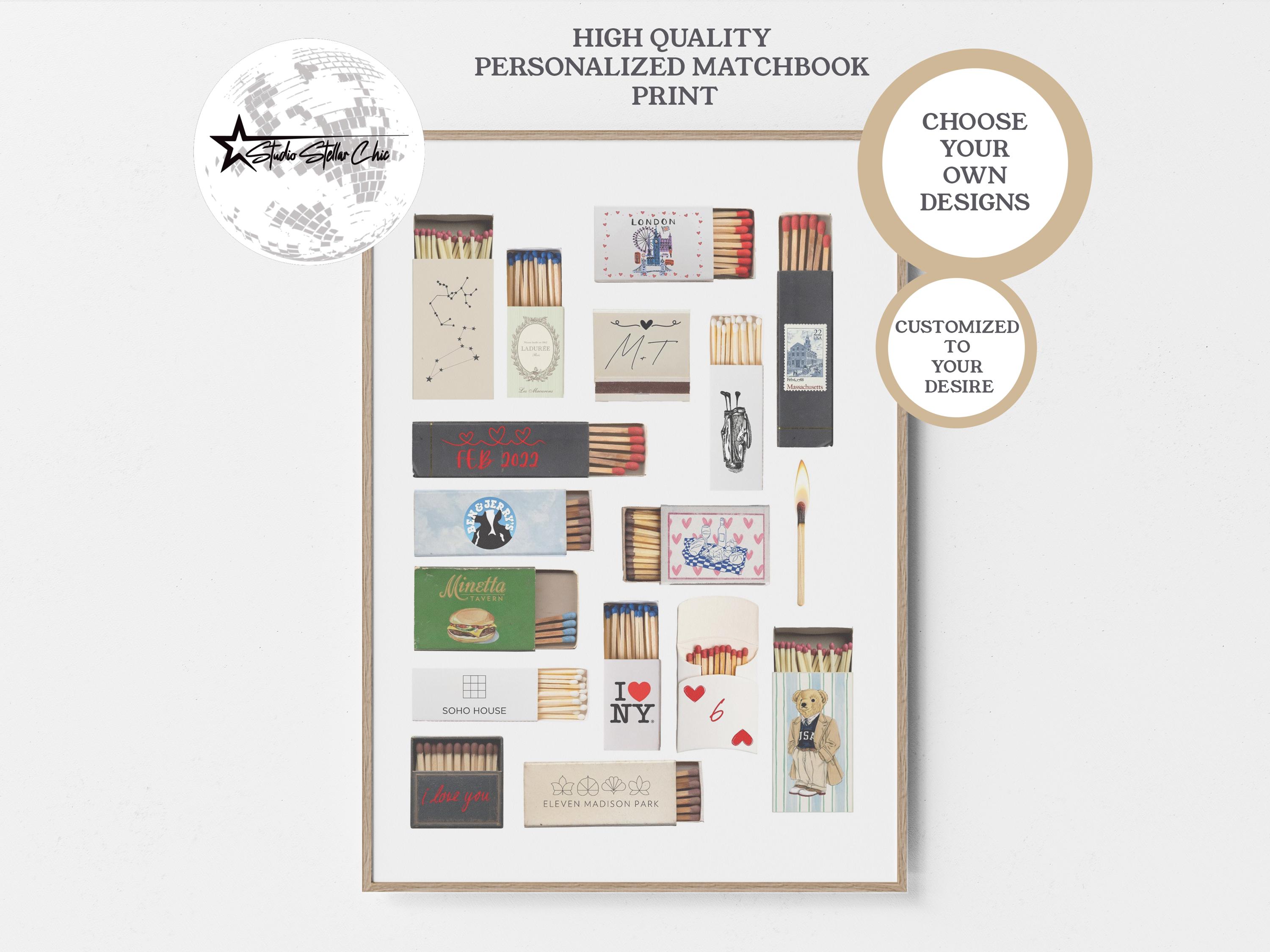 Custom Matchbook Art | Personalized Digital Matchbook Art | Best ...