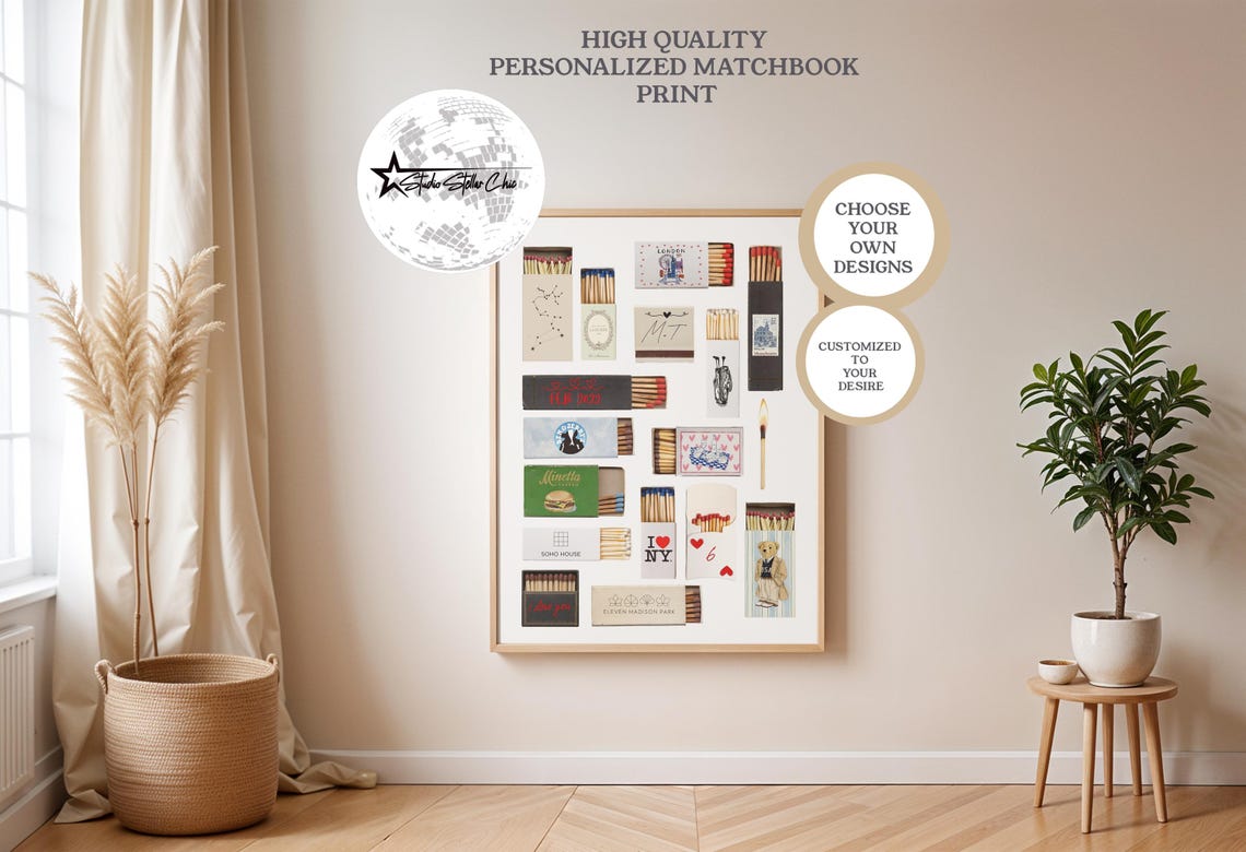 Custom Matchbook Art | Personalized Digital Matchbook Art | Best ...
