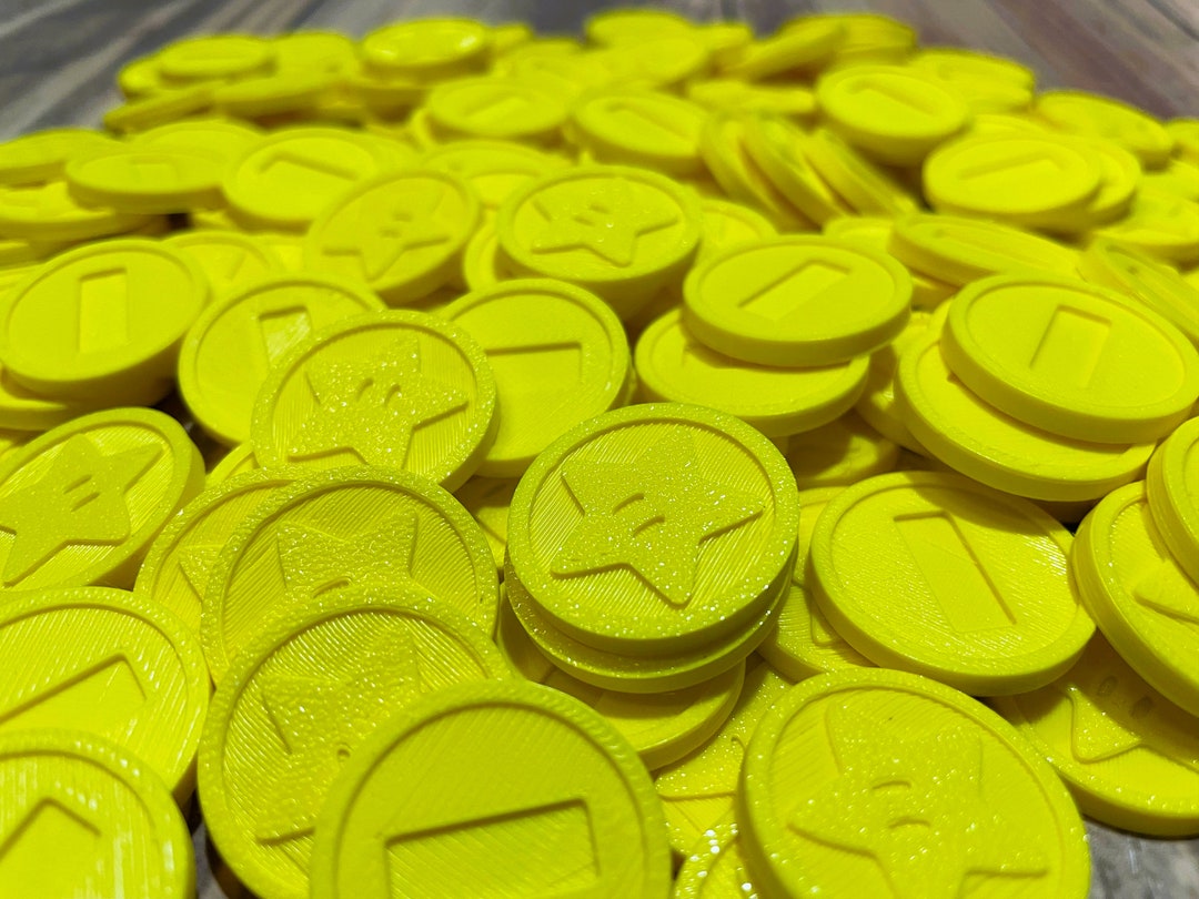 Super Mario Party Coins: Unique Party Favours Table Decorations Super ...