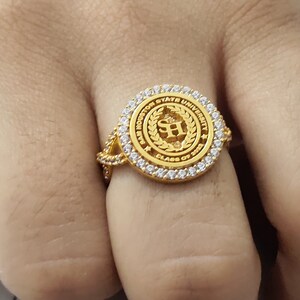 Sam Houston State University Ring, Gold Filled Sterling Silver ...