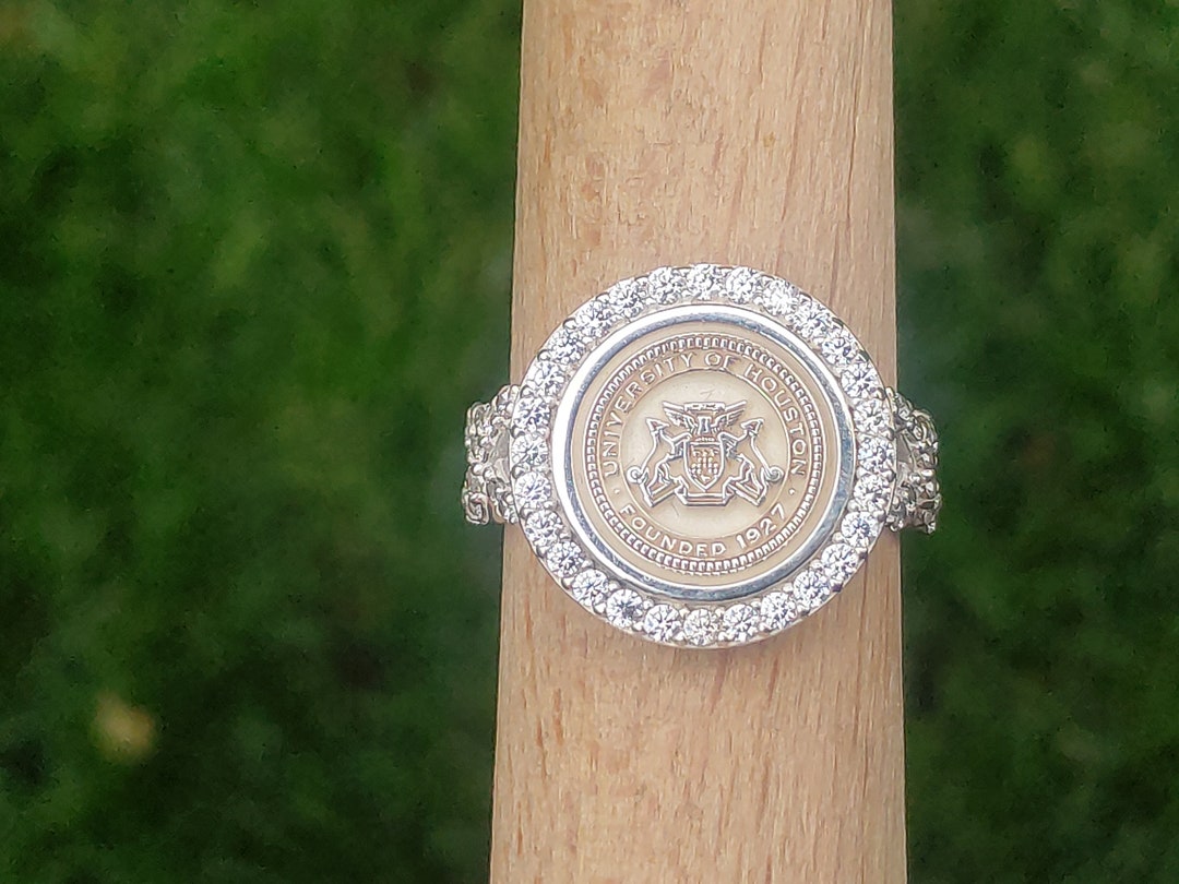 University of Houston Ring,women Ring ,graduation Gift, Mother Day Gift ...