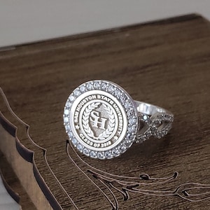 Sam Houston State University Ring, 925 Sterling Silver, Personalized ...
