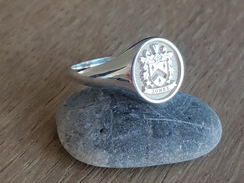 Family Crest Signet Ring,mens Ring,womens Ring,embossed,gift for Family ...
