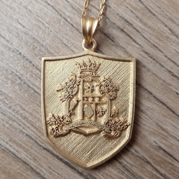 Gold Family Crest - Etsy
