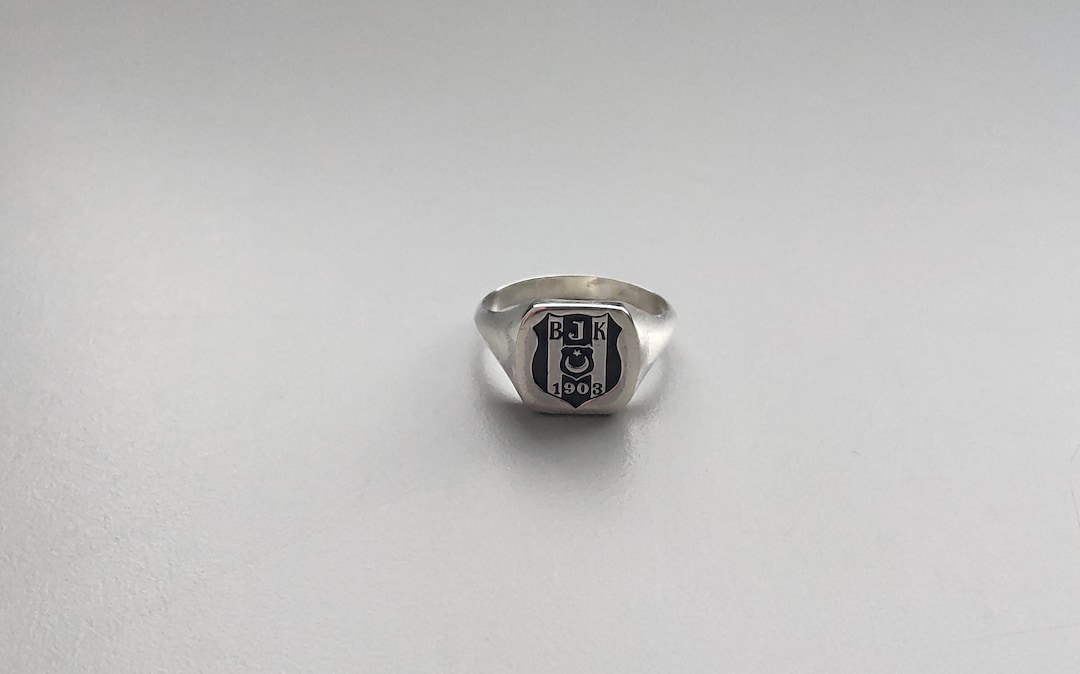 Football Club Ring,adjustable Sterling Silver,for Mens,gift for Family ...