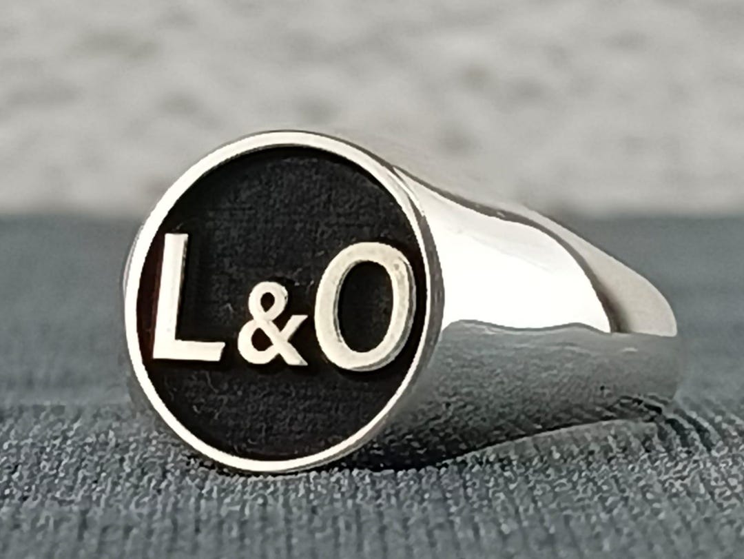 Monogram Signet Ring, Name Ring, New Year Ring, Family Crest Ring ...