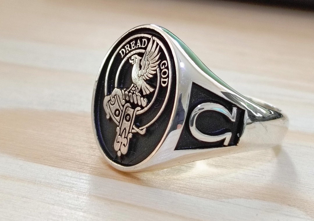 Custom Family Crest Signet Ring,clan Ring,hanmade Christmas Ring,family ...