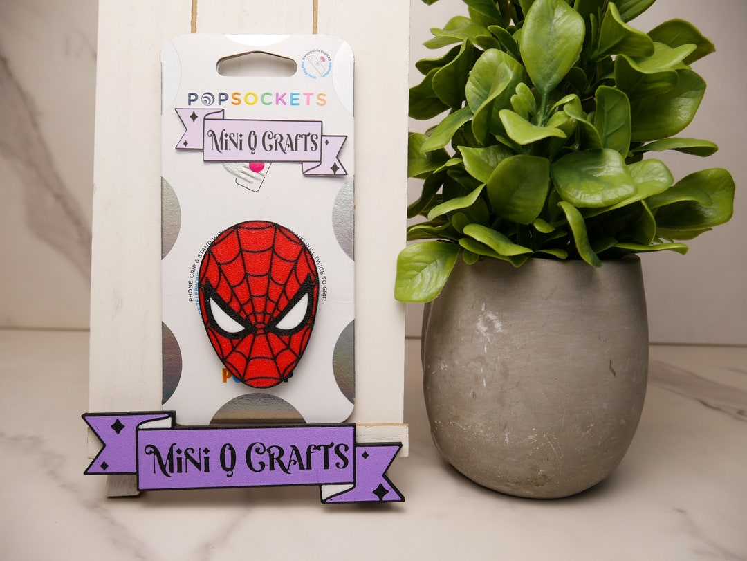 Inspired Spider Man Mask Popsocket - Etsy