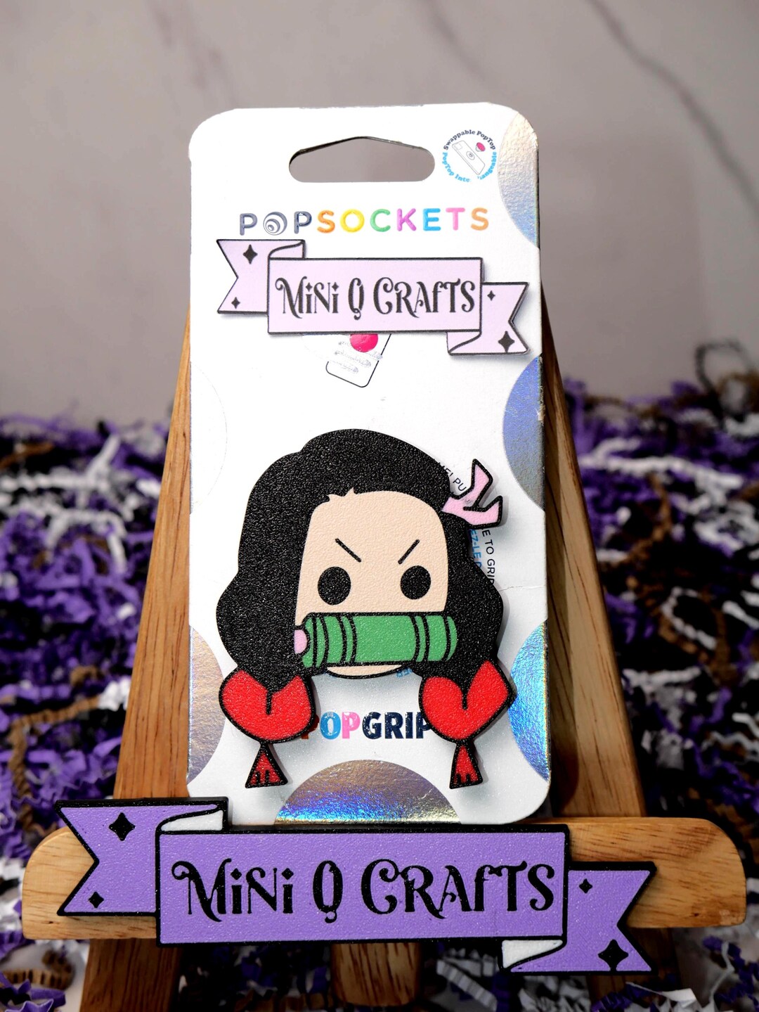 Mad Nezuko Phone Grip - Etsy