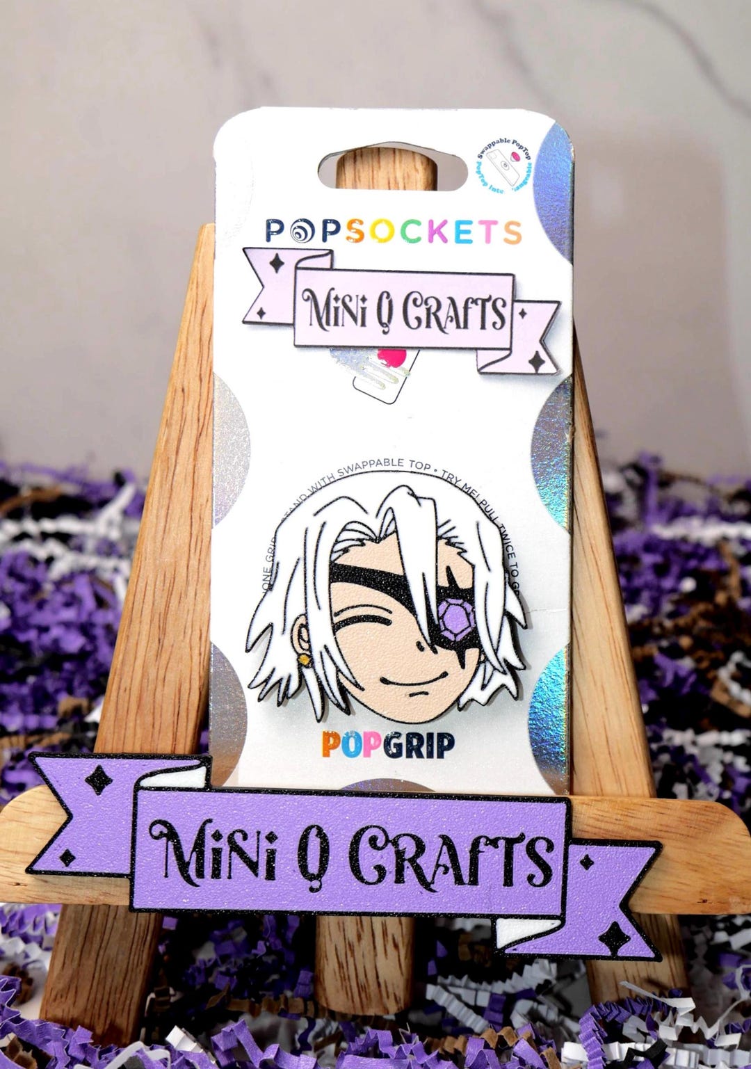 Sound Hashira With Jewel Eye Patch Phone Grip - Etsy