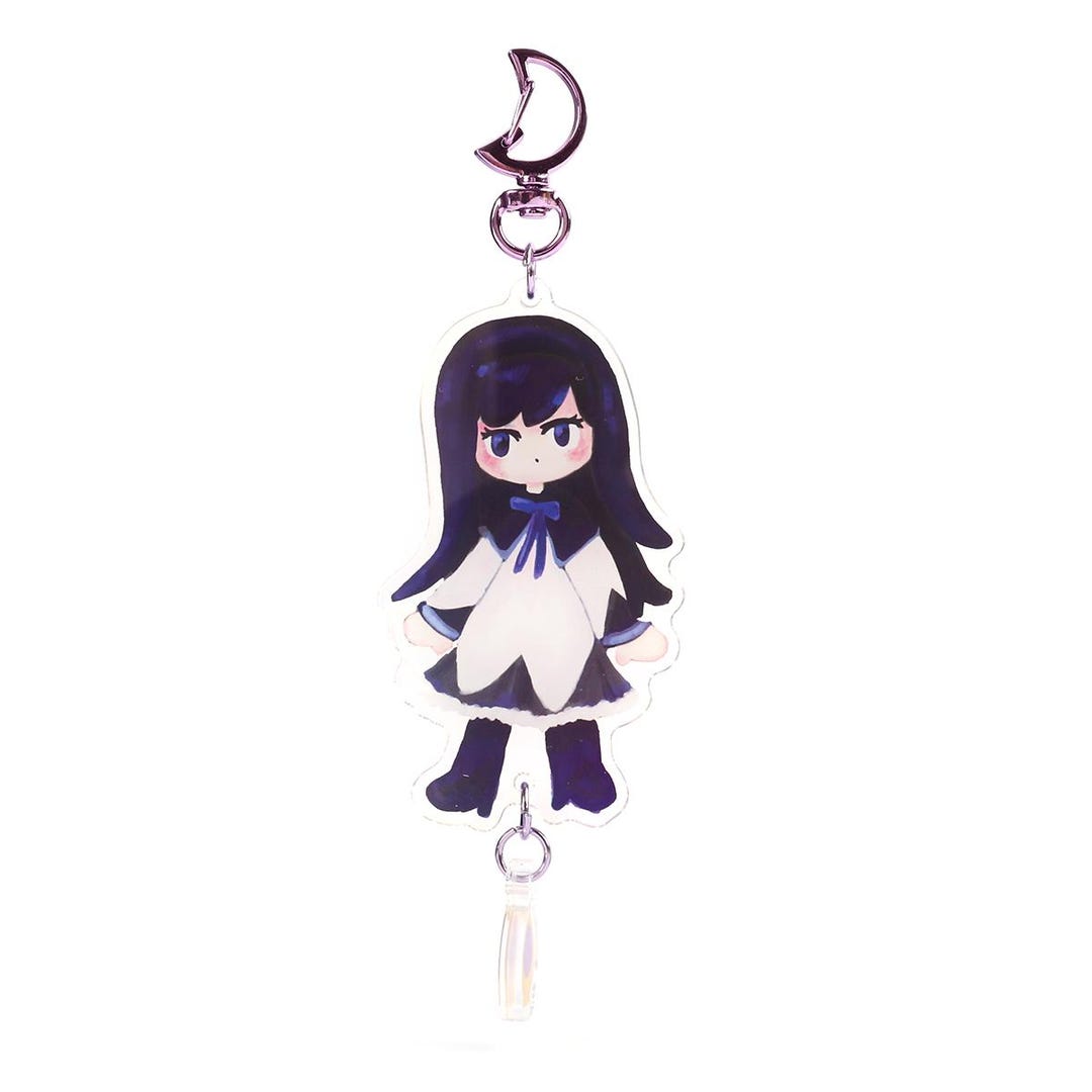 Homura Akemi + Soul Gem "puella Magi Madoka Magica" Acyclic Keychain - Etsy