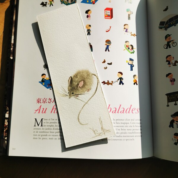 Illustrated Bookmark - Etsy