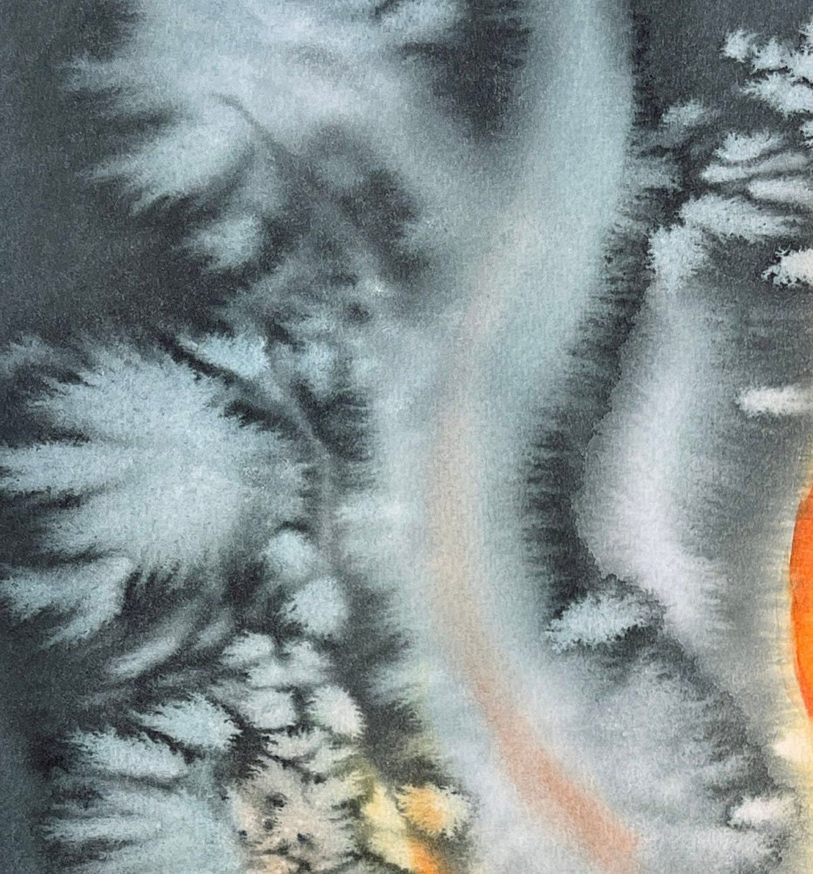 Stunning Watercolor Painting Captures the Warmth and Magic of a ...