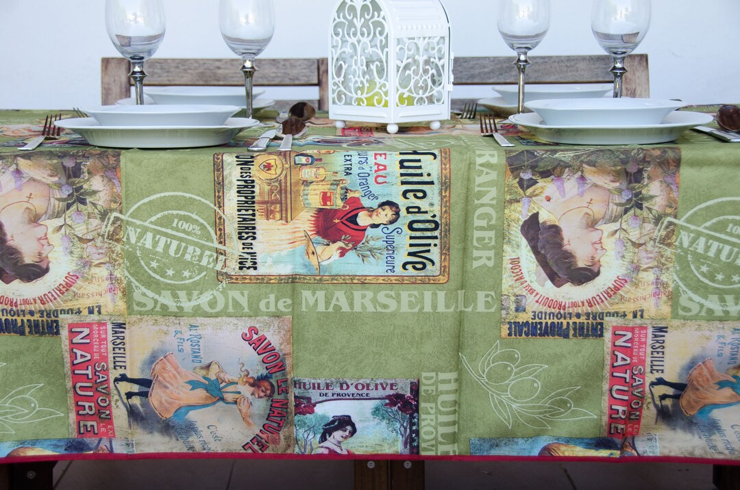 Mantel Francés, Mantel Vintage, Mantel Resistente Al Agua Y a Las ...