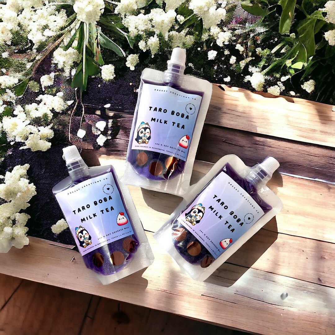 Boba Squeeze Soy Wax 4oz Smokeless Home Scent - Etsy