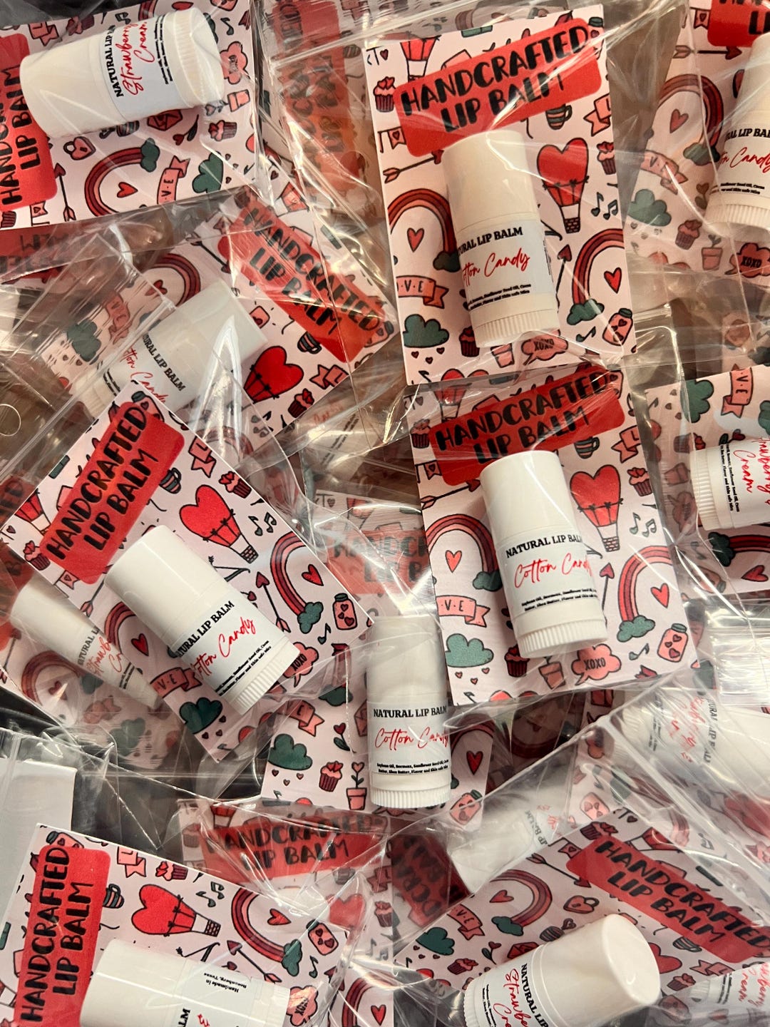 Bundle of 20 Individually Packaged Mini Lip Balms with Custom Card ...