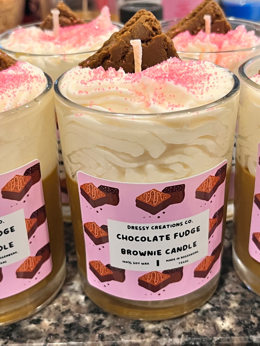 Chocolate Fudge Brownie Candle Scented Soy Wax Candle for Home & Gifts ...