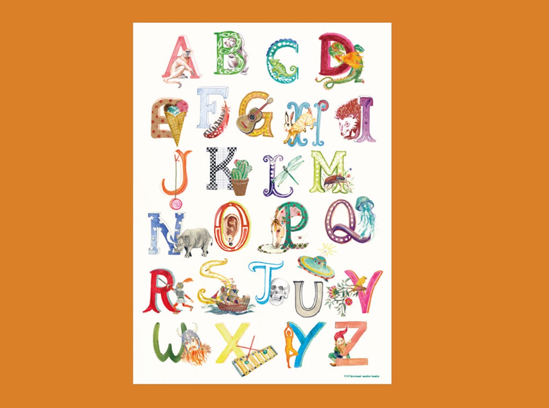 ABC Poster - Etsy