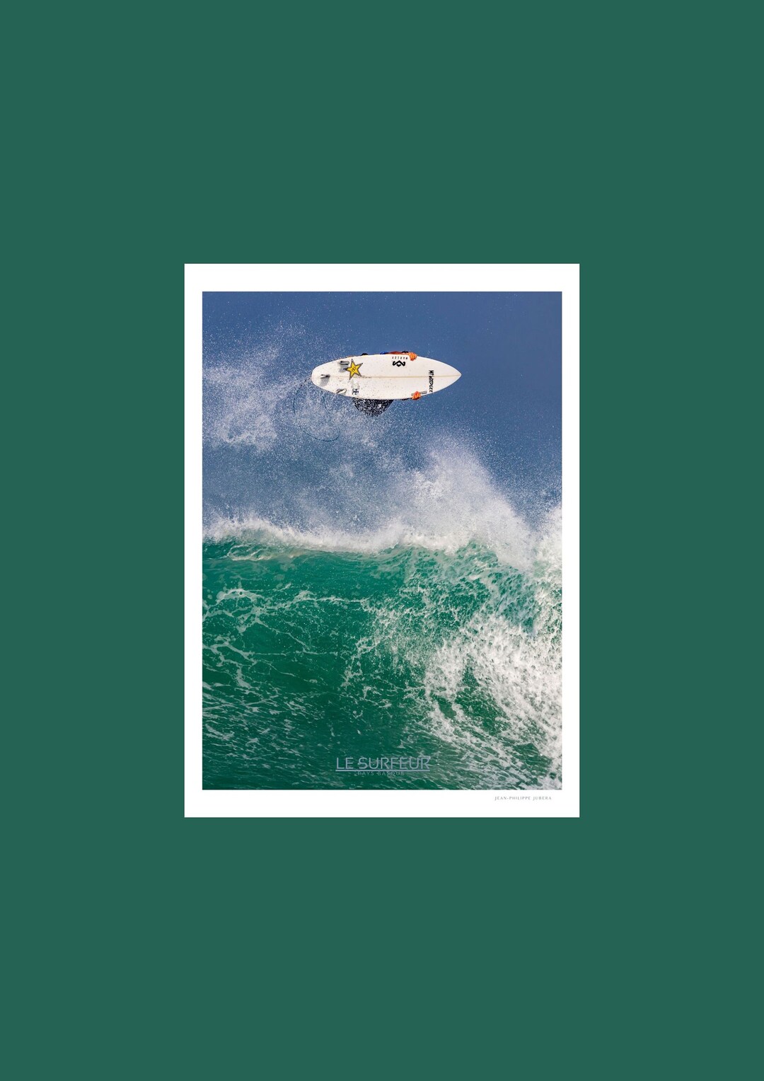 Surf Poster / Big Wave / Surfer / Aerial / Air / Parallel / Ocean ...