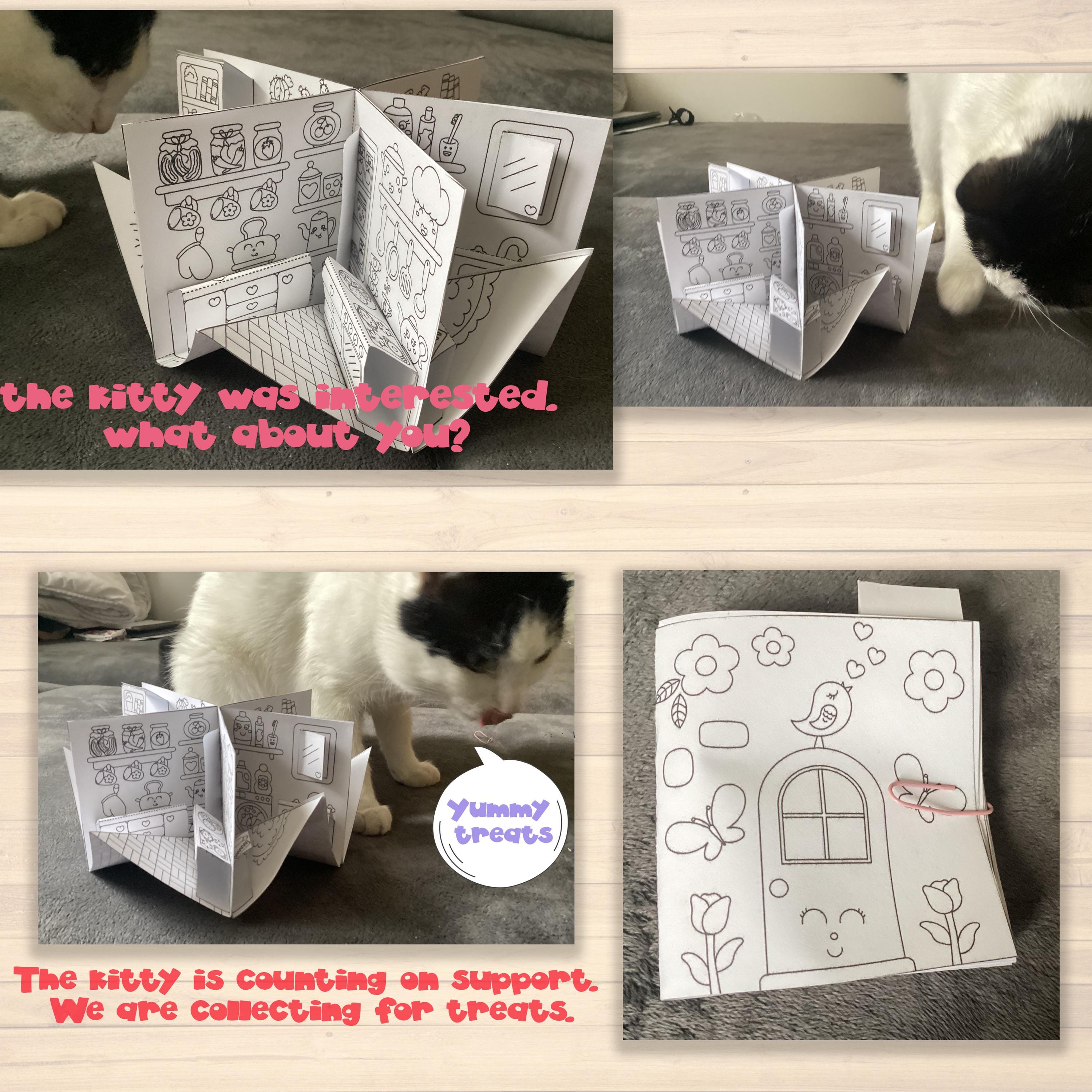 Pop-up Paper House Template Printable Craft Sheets, Activity Sheets ...