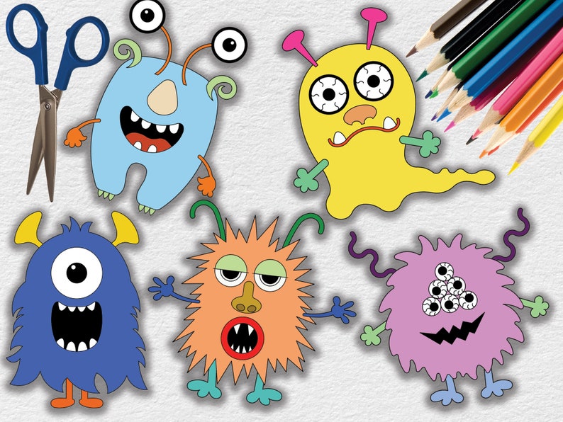Build the Monster Template Printable Craft Sheets, Activity Sheets ...