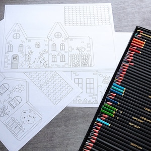 Paper Houses Template Printable Craft Sheets, Activity Sheets, Paper ...