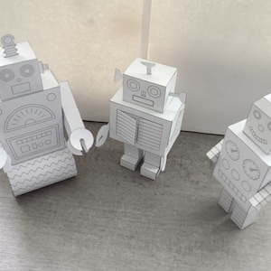 Robots Template Printable Craft Sheets, Activity Sheets, Paper Craft ...